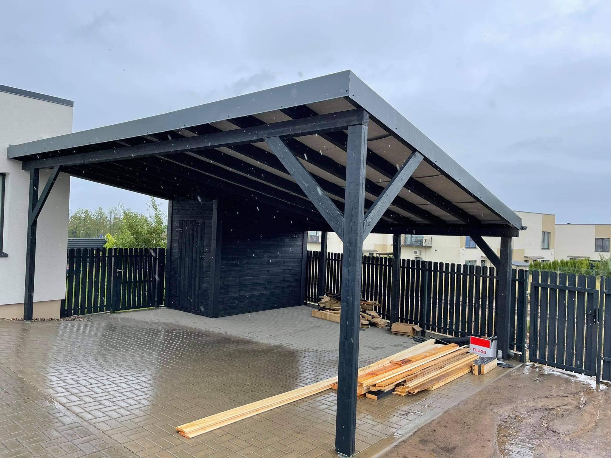 Medinės stoginės – MM Statyba